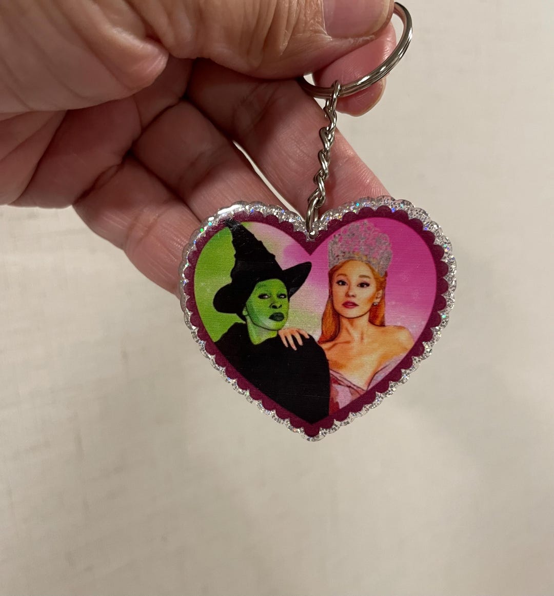 Heart Wicked Keychain - Etsy