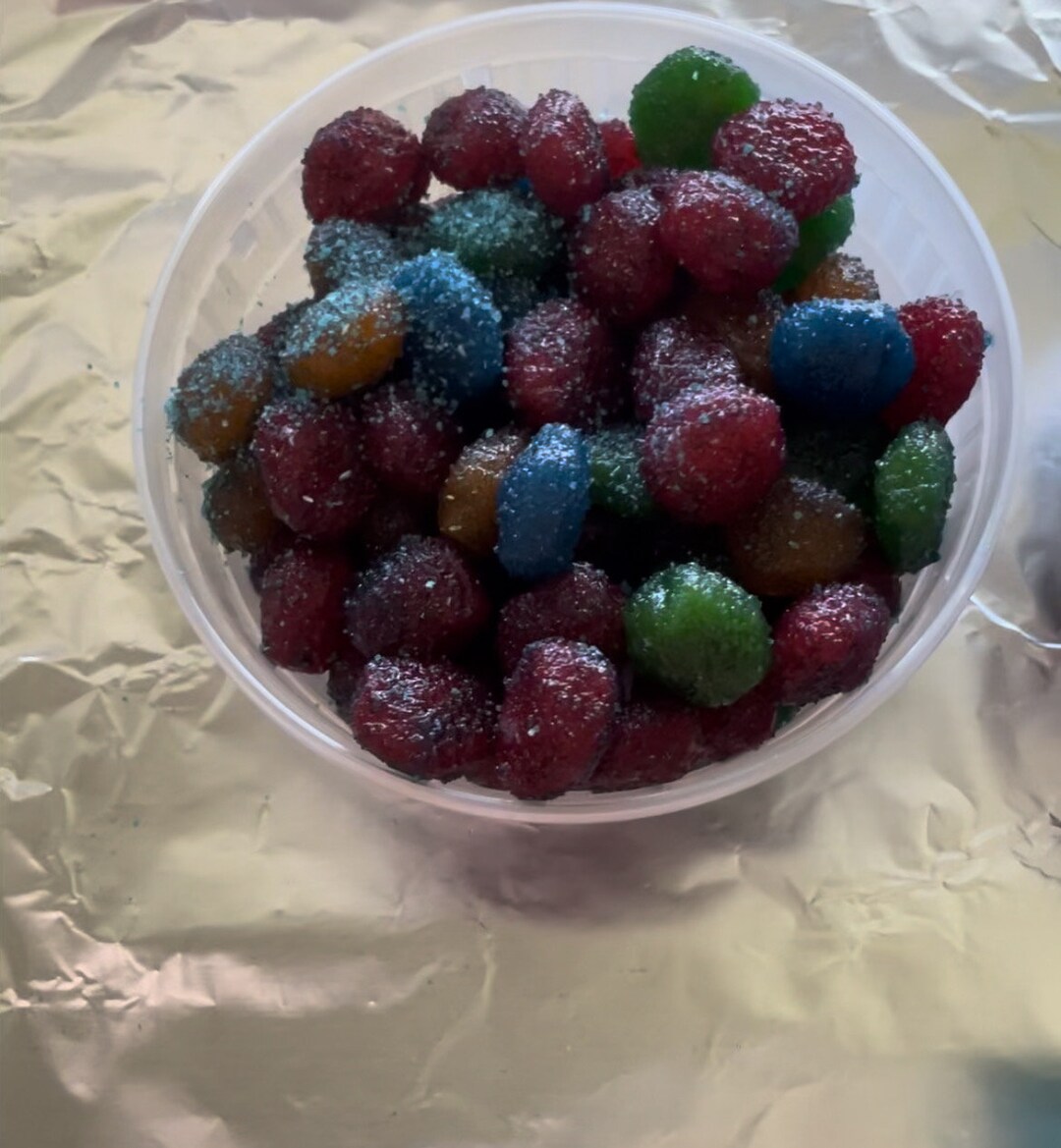 Candy With Blue Raspberry Powder(not SOUR) Attn:warm Weather Season ...