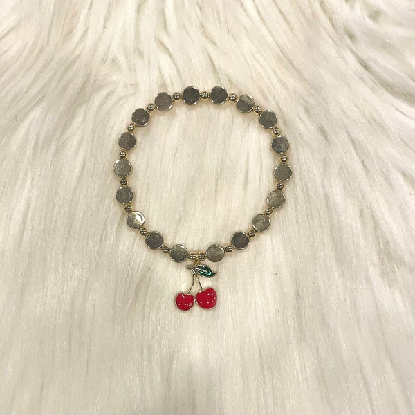 Cherry Bracelet - Etsy