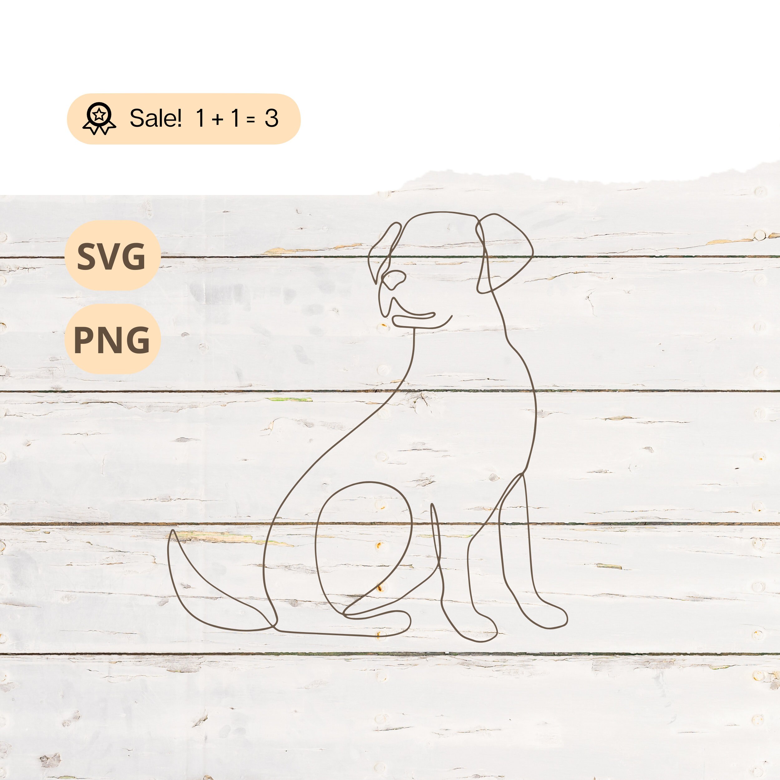 One Line Dog SVG PNG One Line SVG Dog Portrait Shirt - Etsy