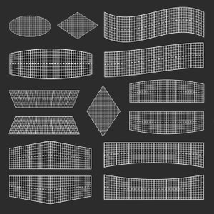 100 Lettering Grids and Compositions, Procreate Lettering BRUSHES ...