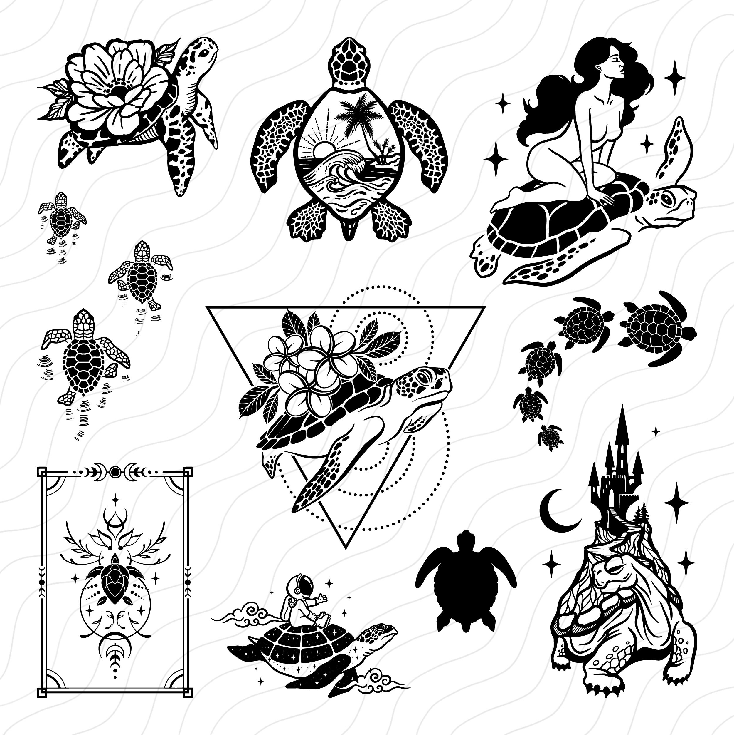 40 Sea Turtle SVG Bundle Turtle SVG Turtle File for Cricut - Etsy Australia