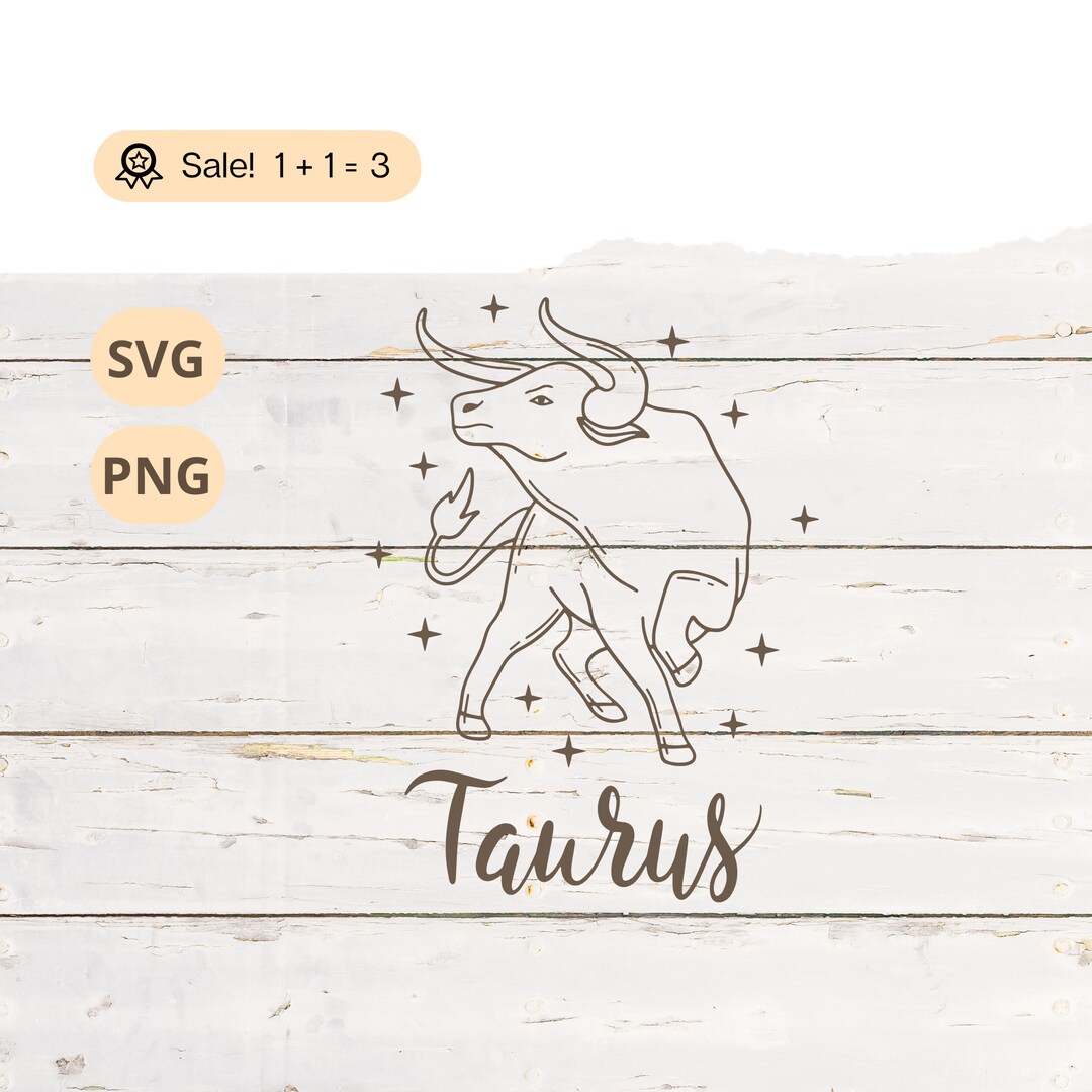 Taurus SVG PNG, Astrology SVG, Taurus Shirt, Tattoo, Horoscope Svg ...