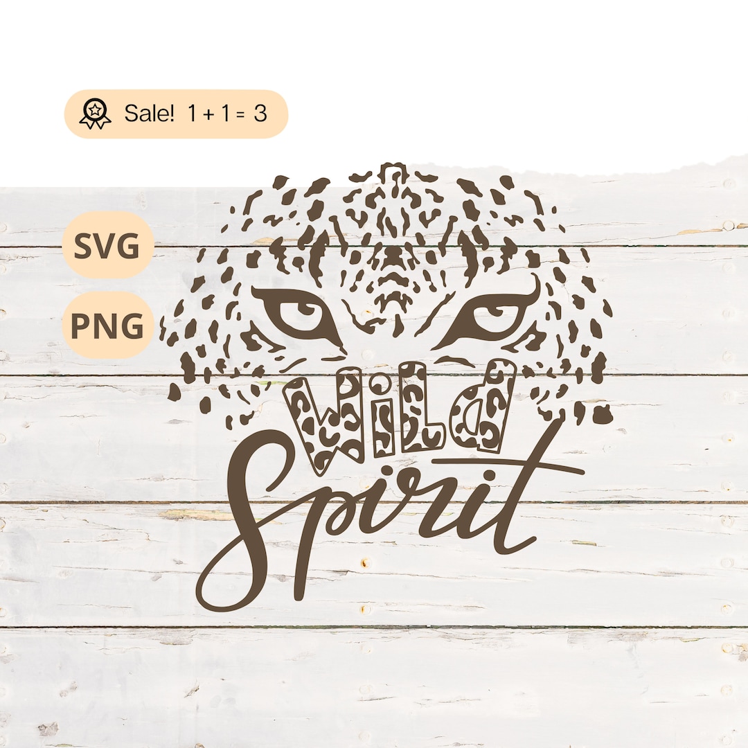 Wild Spirit Leopard Head SVG, Leopard Head Svg, Leopard Print SVG, Wild ...
