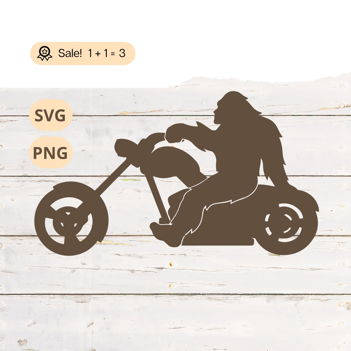 Bigfoot Biker SVG, Sasquatch Motorcycle Clipart (PNG) - Etsy