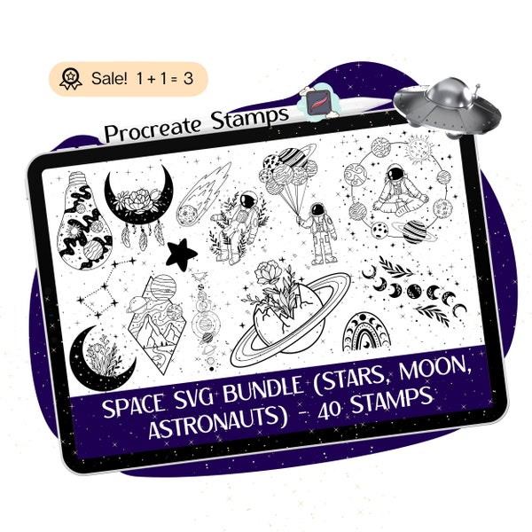 Outer Space Clipart - Etsy