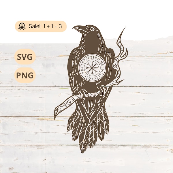 Viking Crow Clip Art - Etsy