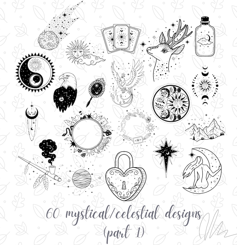 Boho Celestial SVG Bundle 200 Celestial SVG Celestial File - Etsy