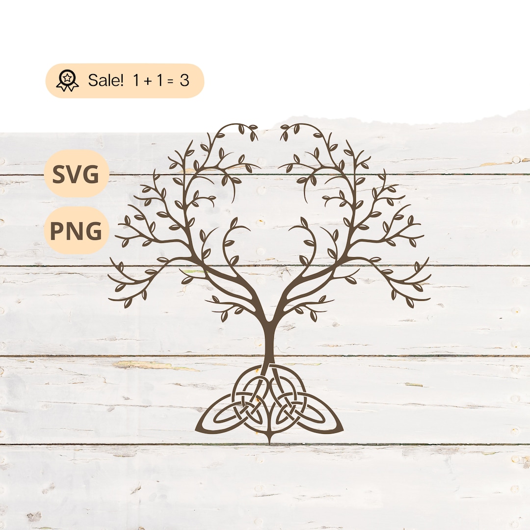 Celtic Tree of Life SVG PNG, Tree of Life Svg, Celtic Knot Svg, Viking ...