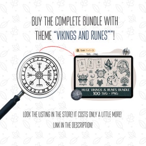 Viking Compass SVG PNG, Vegvisir Svg, Viking SVG, Viking Runes Svg ...