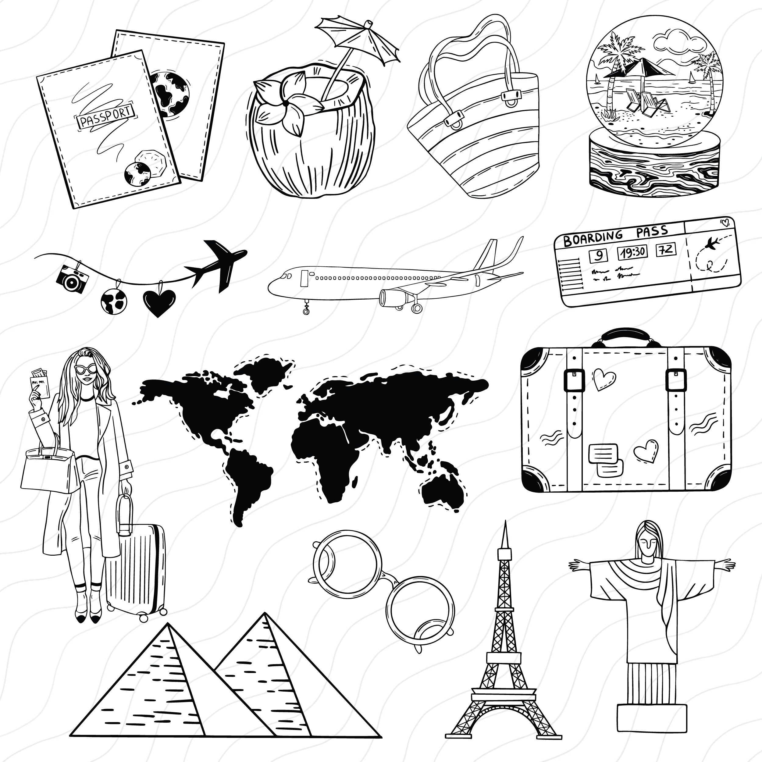 100 Huge Travel SVG Bundle Travel Quotes Adventure SVG - Etsy