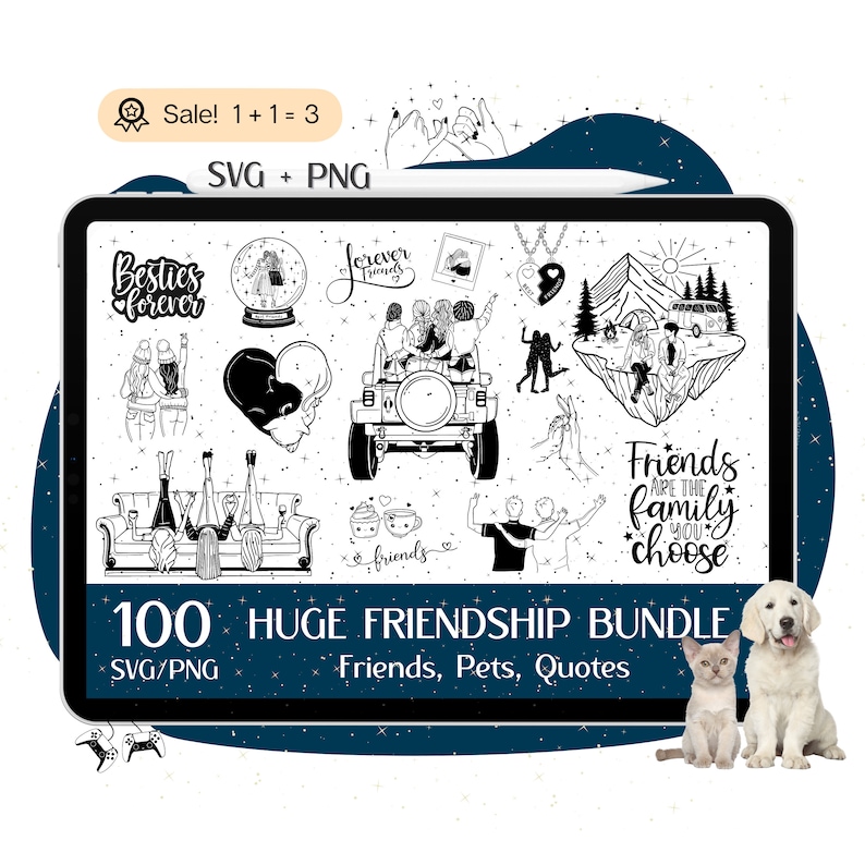 100 Best Friends SVG Bundle Friends SVG Friends Signs - Etsy Canada