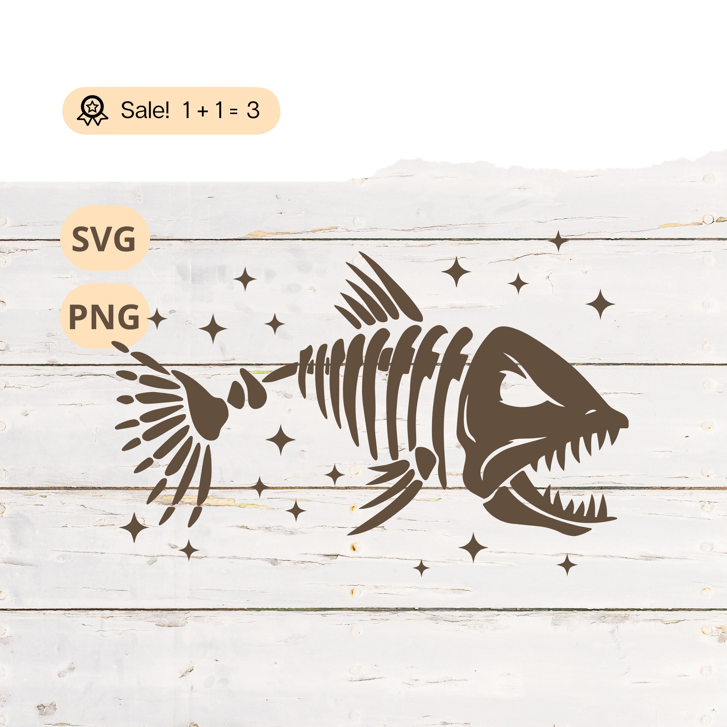 Fish Skeleton SVG PNG, Fishing Svg, Fish Svg, Fish Bone Svg, Lake Svg ...