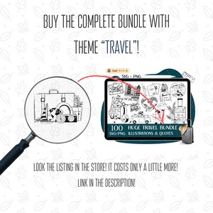 Travel Equipment SVG PNG, Travel SVG, Adventure Svg Journey Svg Luggage ...