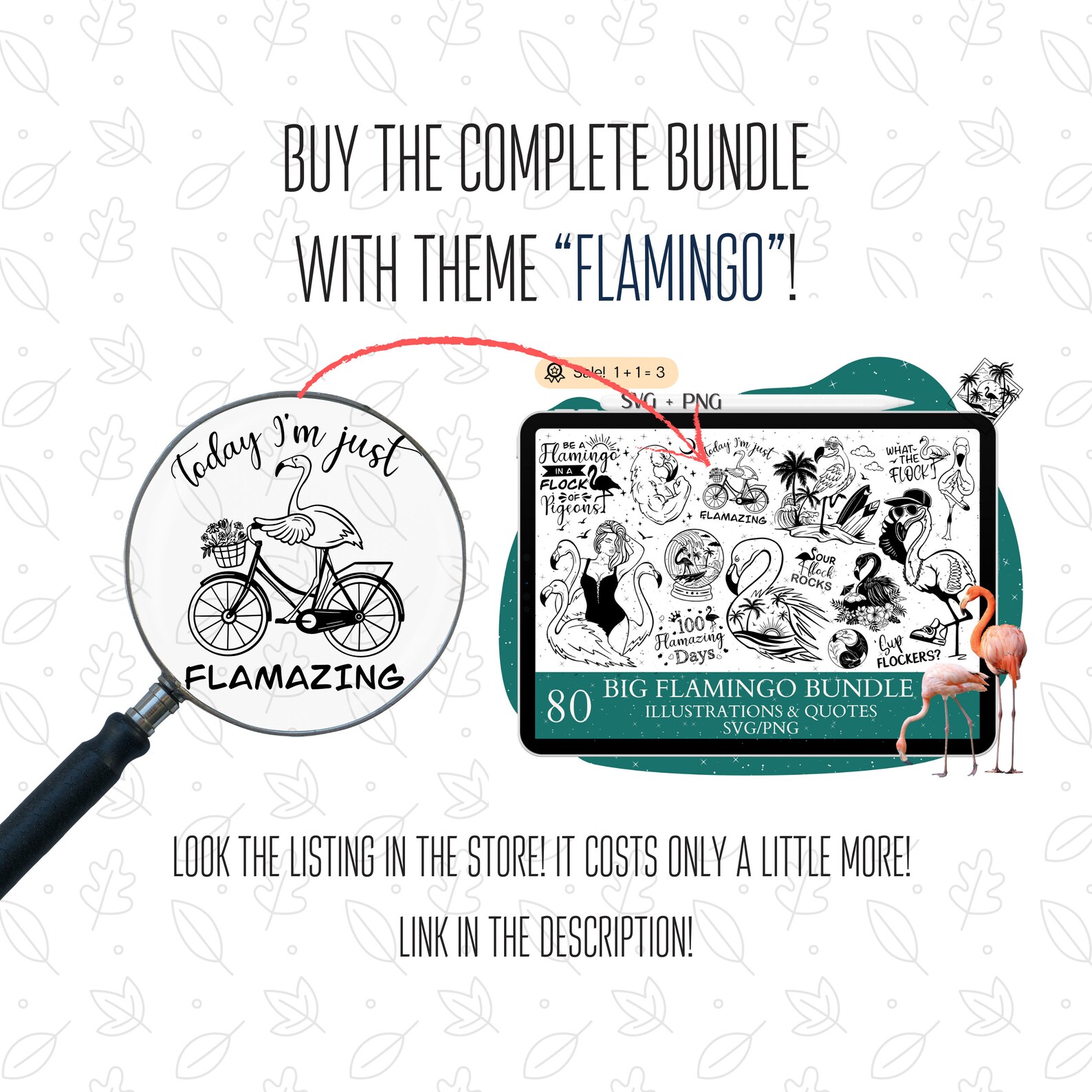 Flamingo on a Bike SVG PNG Flamingo Svg Flamazing Svg Funny - Etsy