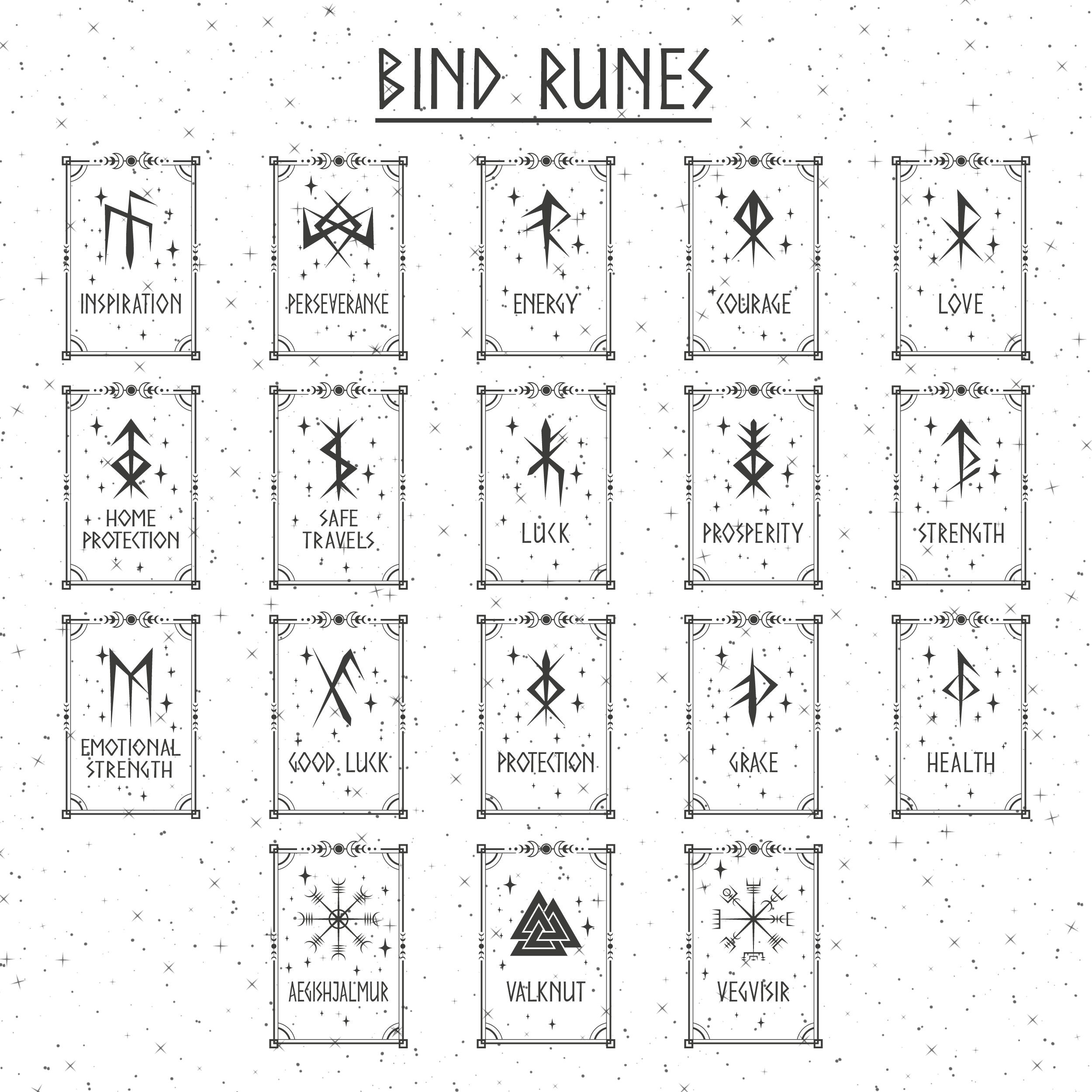 84 Viking Runes SVG Bundle Bind Runes SVG Runes Svg Runes - Etsy UK