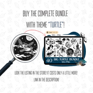 Celestial Turtles SVG PNG, Sea Turtle Svg, Moon Svg, Celestial SVG, Space Svg, Stars Svg, Sea ...