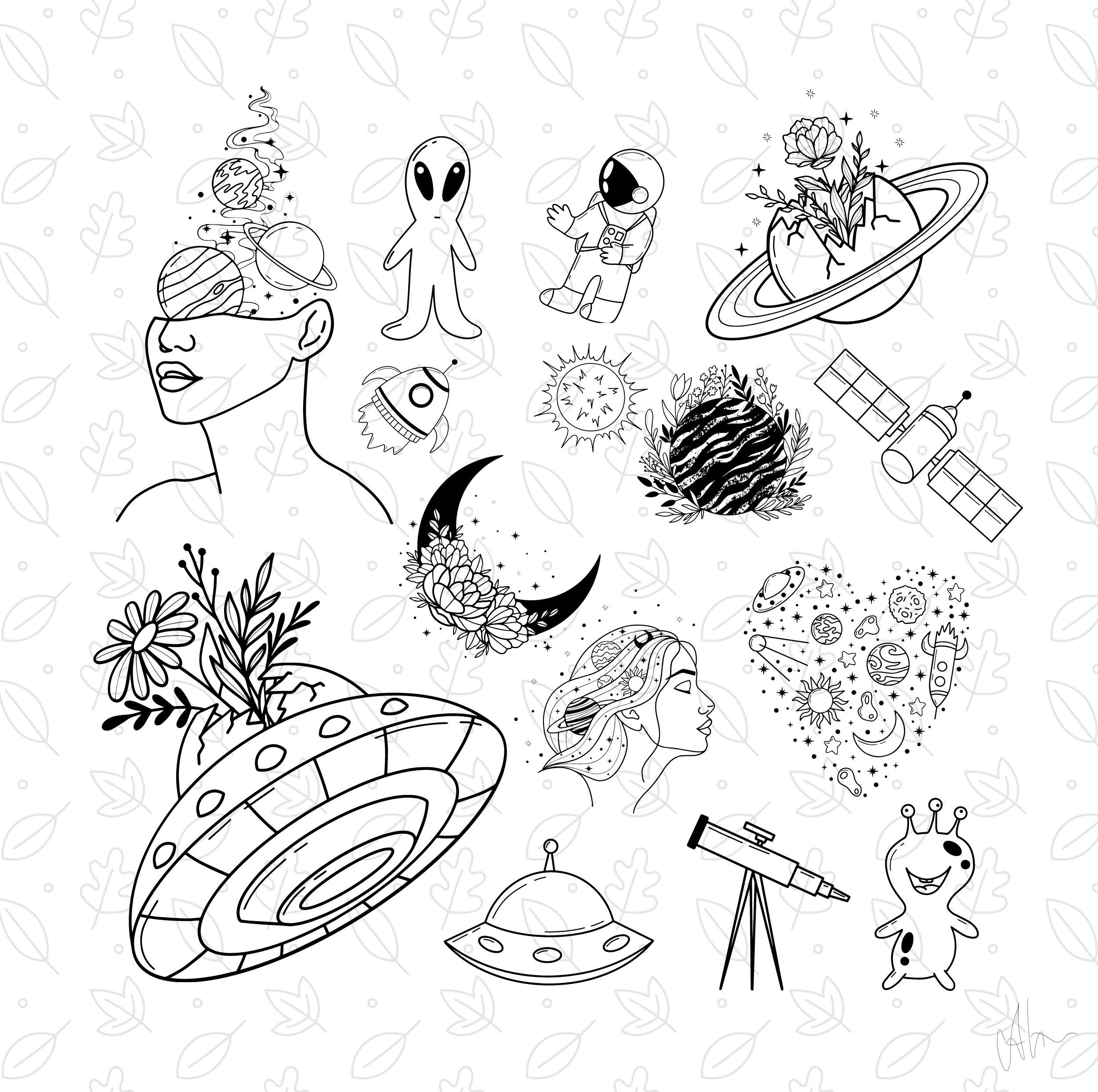 Outer Space SVG Bundle 40 Space SVG Stars File for Cricut - Etsy Australia