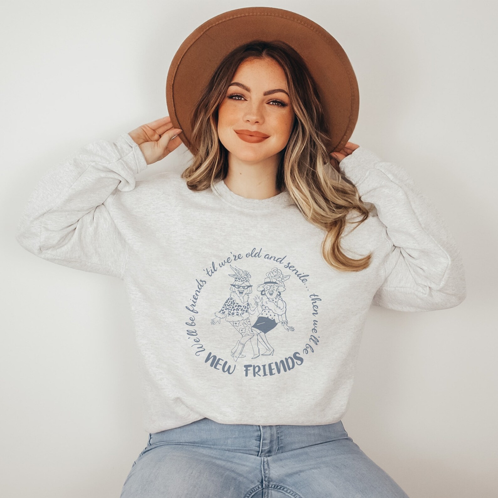 Old Friends SVG PNG Grandmother SVG Custom Friends Shirt - Etsy