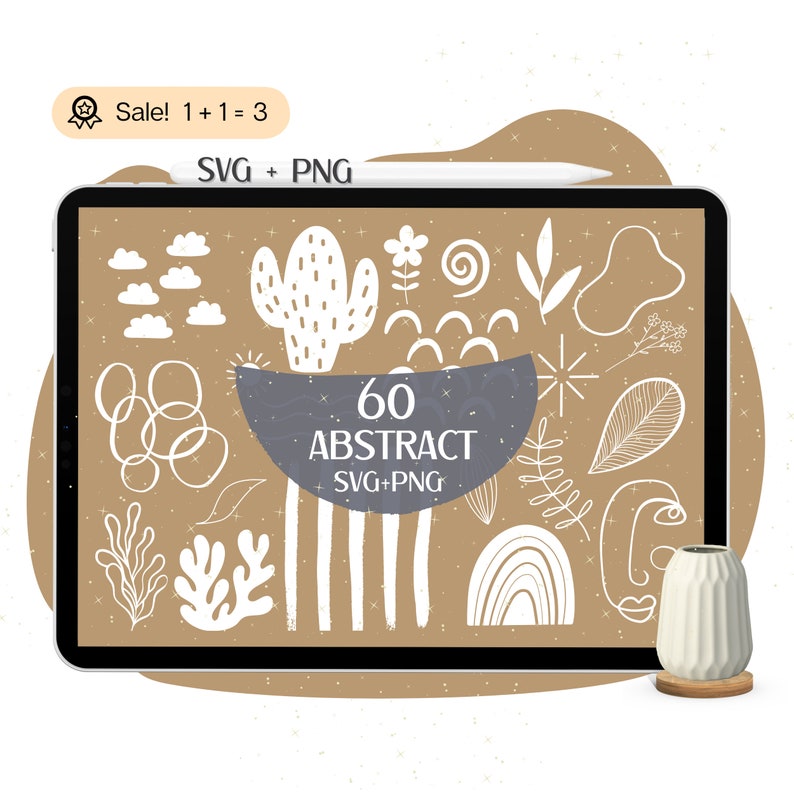 60 Abstract SVG Bundle Boho SVG File for Cricut Bohemian - Etsy Ireland