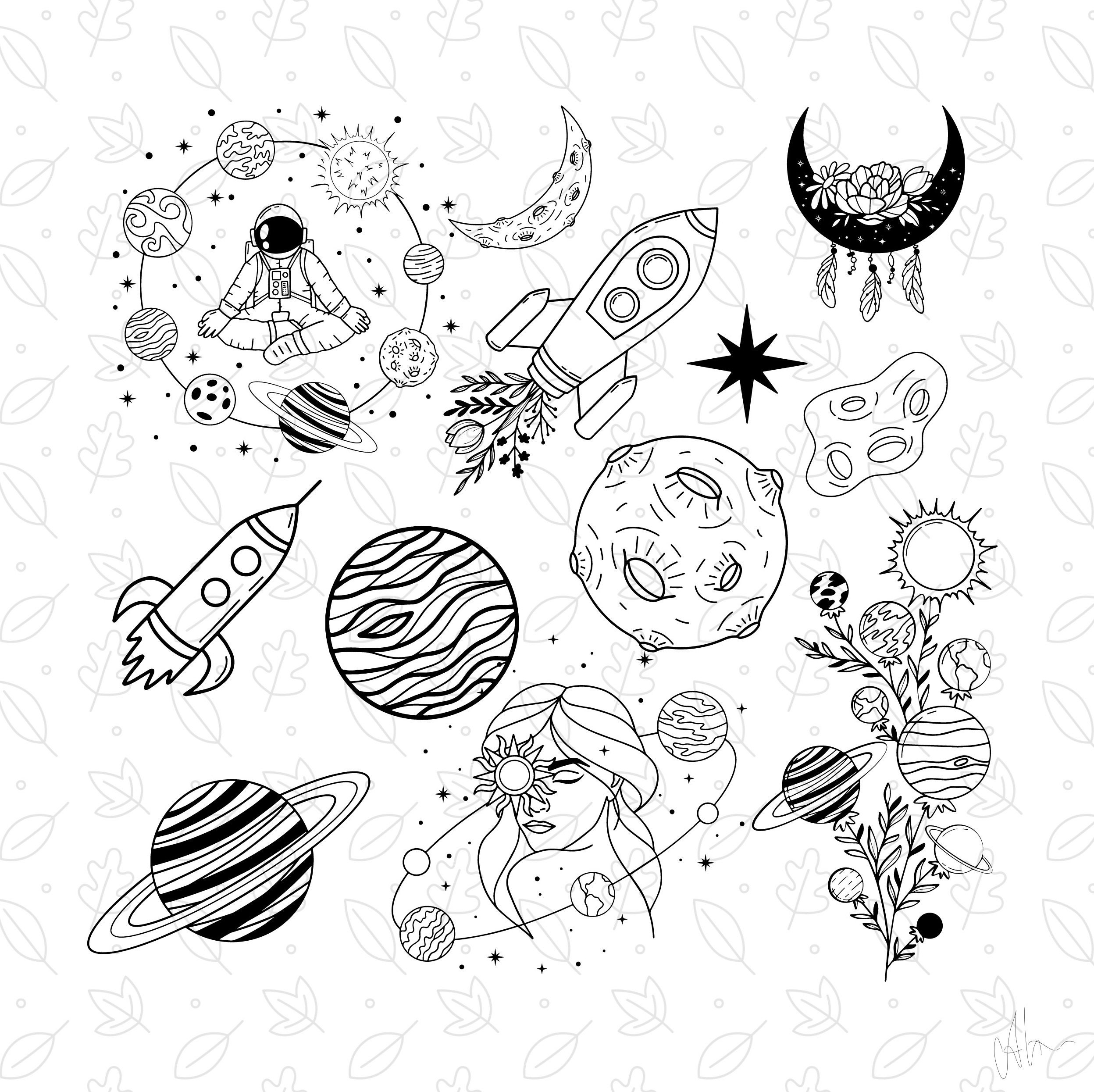 Outer Space SVG Bundle 40 Space SVG Stars File for Cricut - Etsy Australia