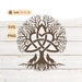 Tree of Life With Celtic Knot SVG PNG, Tree of Life Svg, Celtic Knot ...