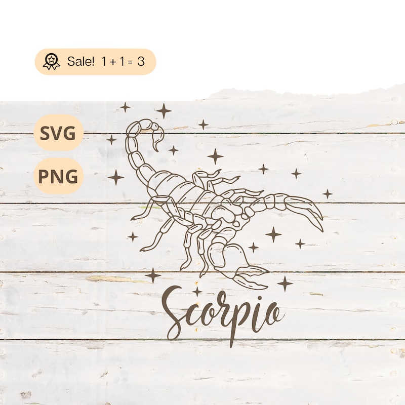 Scorpio Svg - Etsy
