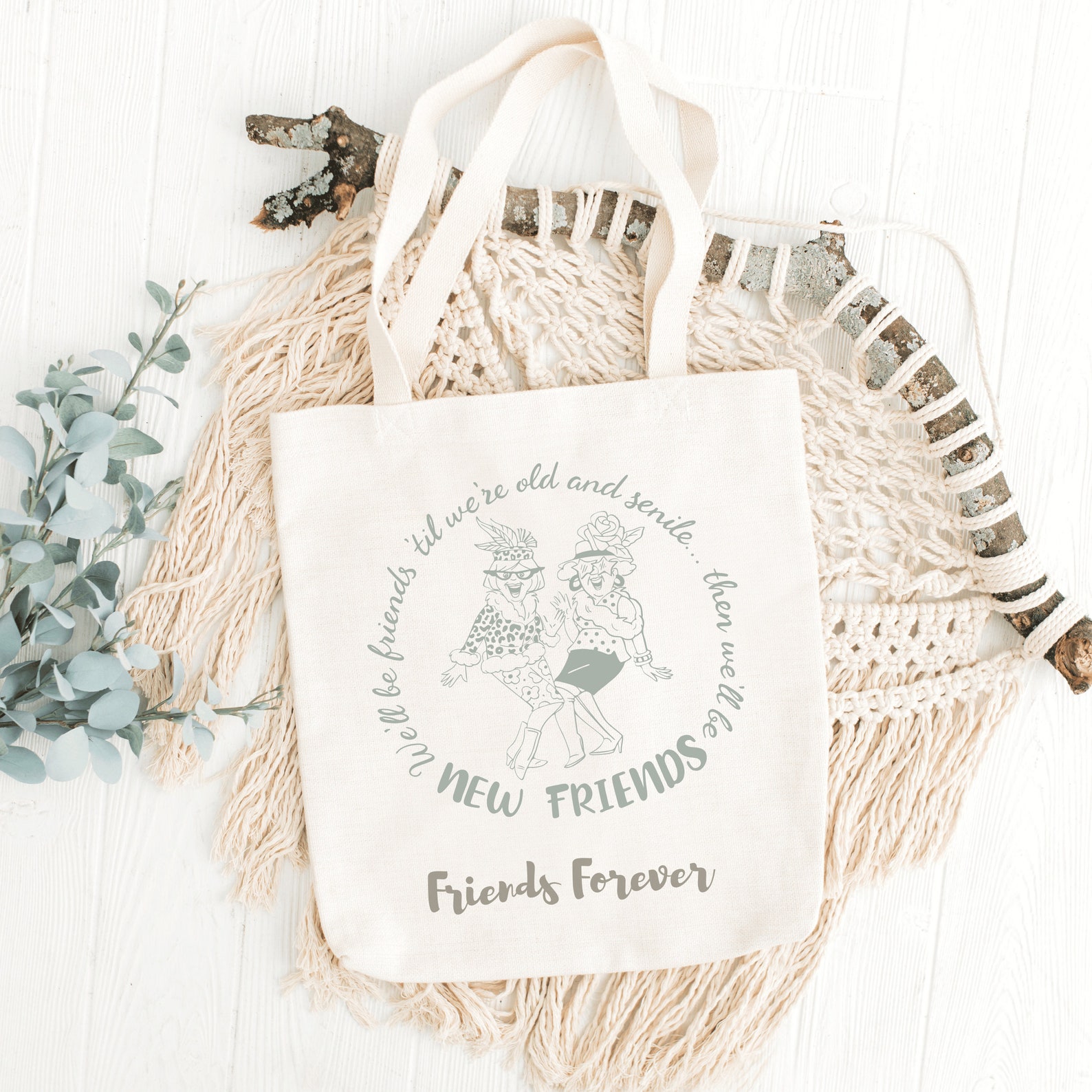 Old Friends SVG PNG Grandmother SVG Custom Friends Shirt - Etsy