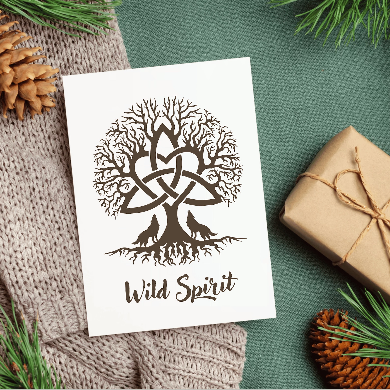 Tree of Life With Celtic Knot SVG PNG, Tree of Life Svg, Celtic Knot ...