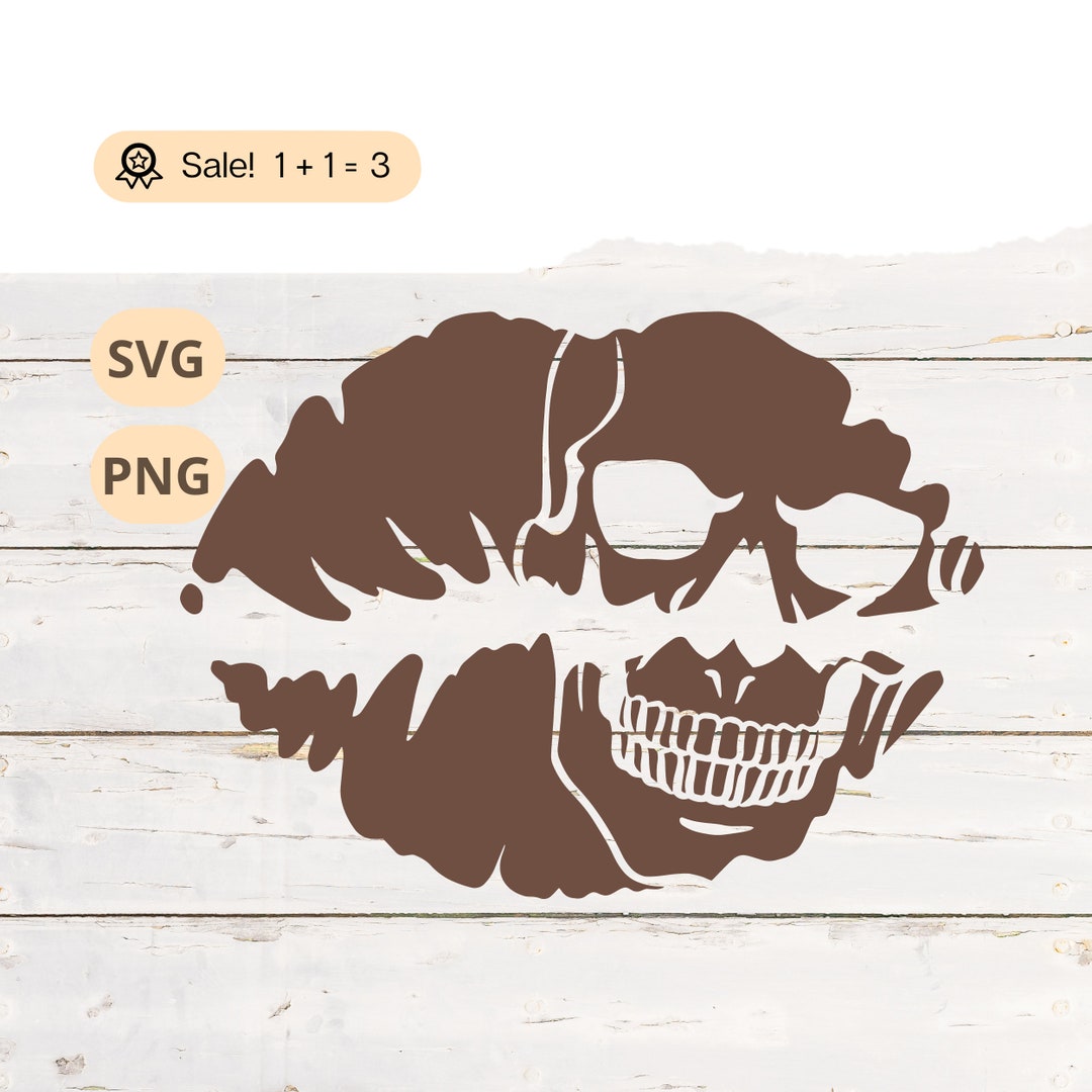 Skull Lips SVG PNG, Lips Svg, Kiss Svg, Skeleton SVG, Skull Svg ...