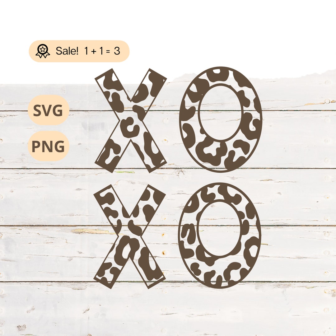 XOXO Leopard Print SVG PNG, Xoxo Svg, Leopard Print Svg, Love Svg ...