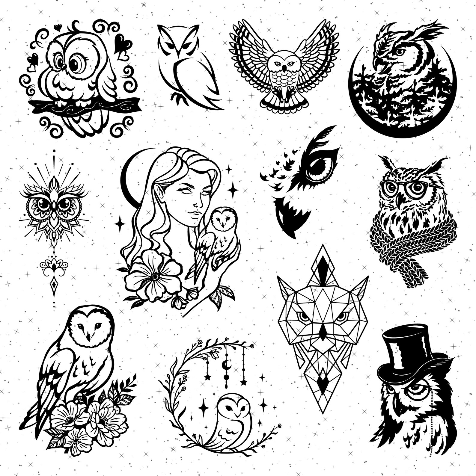 60 Big Owl SVG Bundle Owl SVG Owl File for Cricut Owl Cut - Etsy