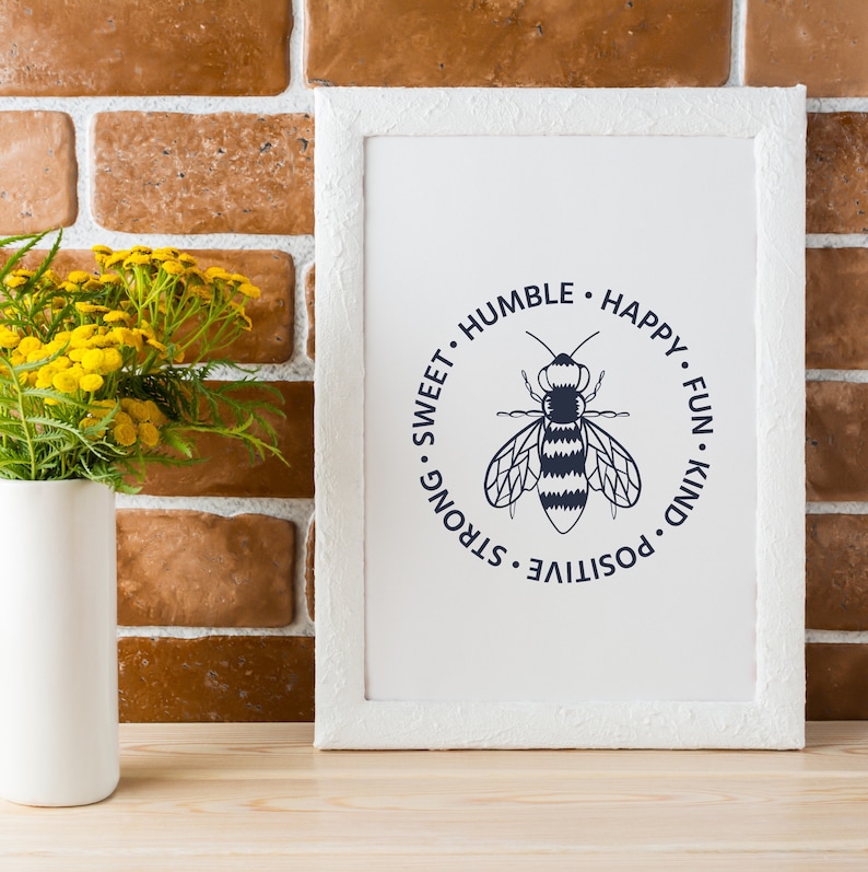 50 Cute Bee SVG Bundle Bee Kind SVG Bee Happy Svg File for - Etsy