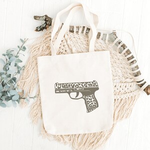 Leopard Print Gun SVG, Gun Svg, Leopard Print SVG, Automatic Pistol Svg ...