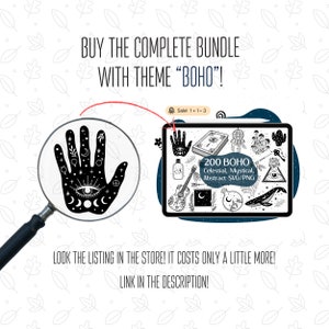 Handprint With Evil Eye SVG PNG, Third Eye Svg, Evil Eye Svg, Boho Svg ...