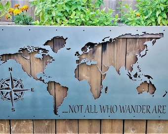 World Map Cnc | Etsy