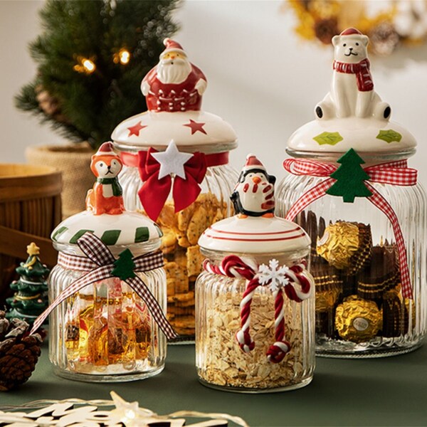 Christmas Cookie Jar - Etsy
