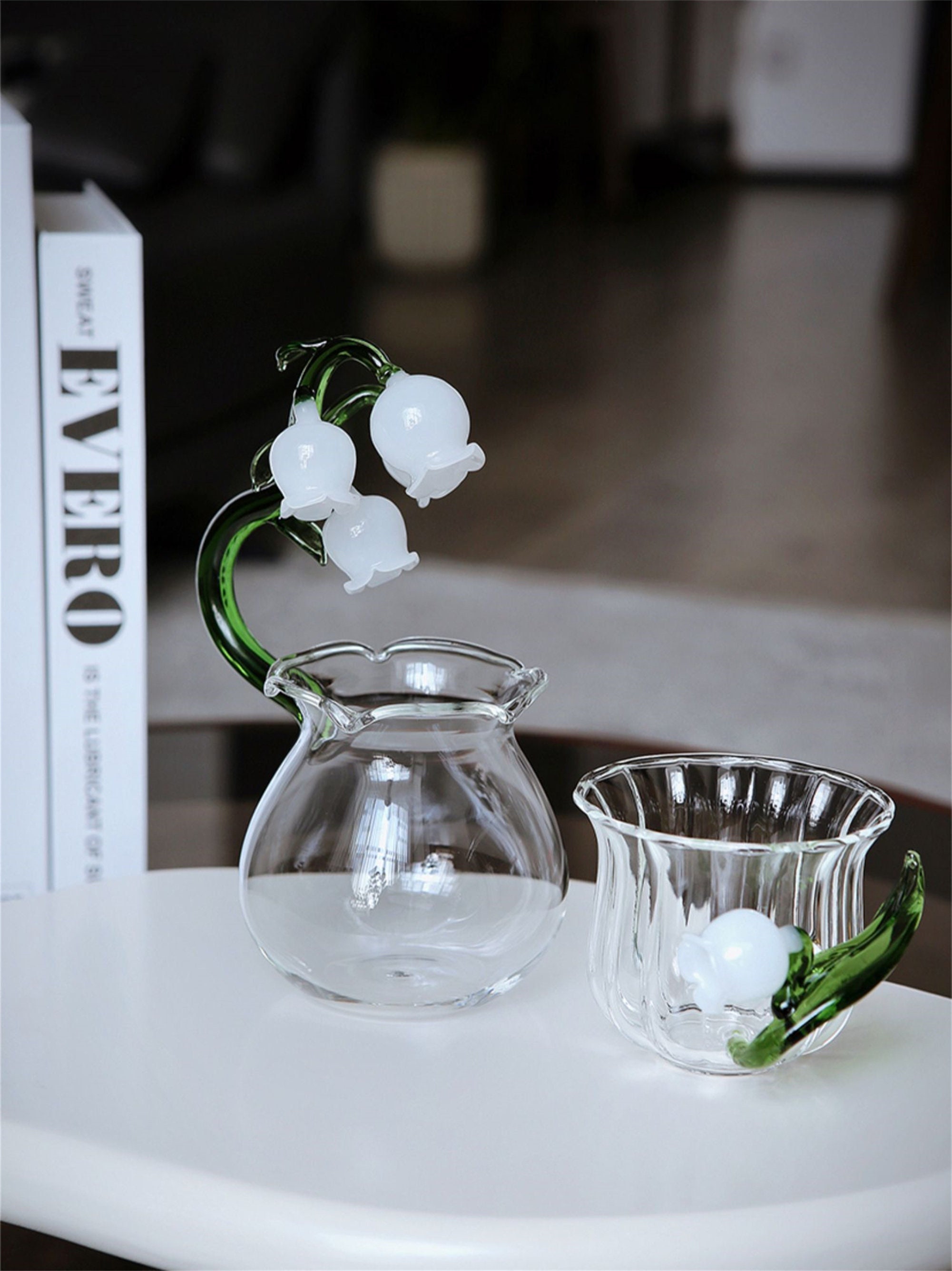 Bellflower Handmade Glass Tea Set/teapot Cup/glass Breakfast - Etsy Canada