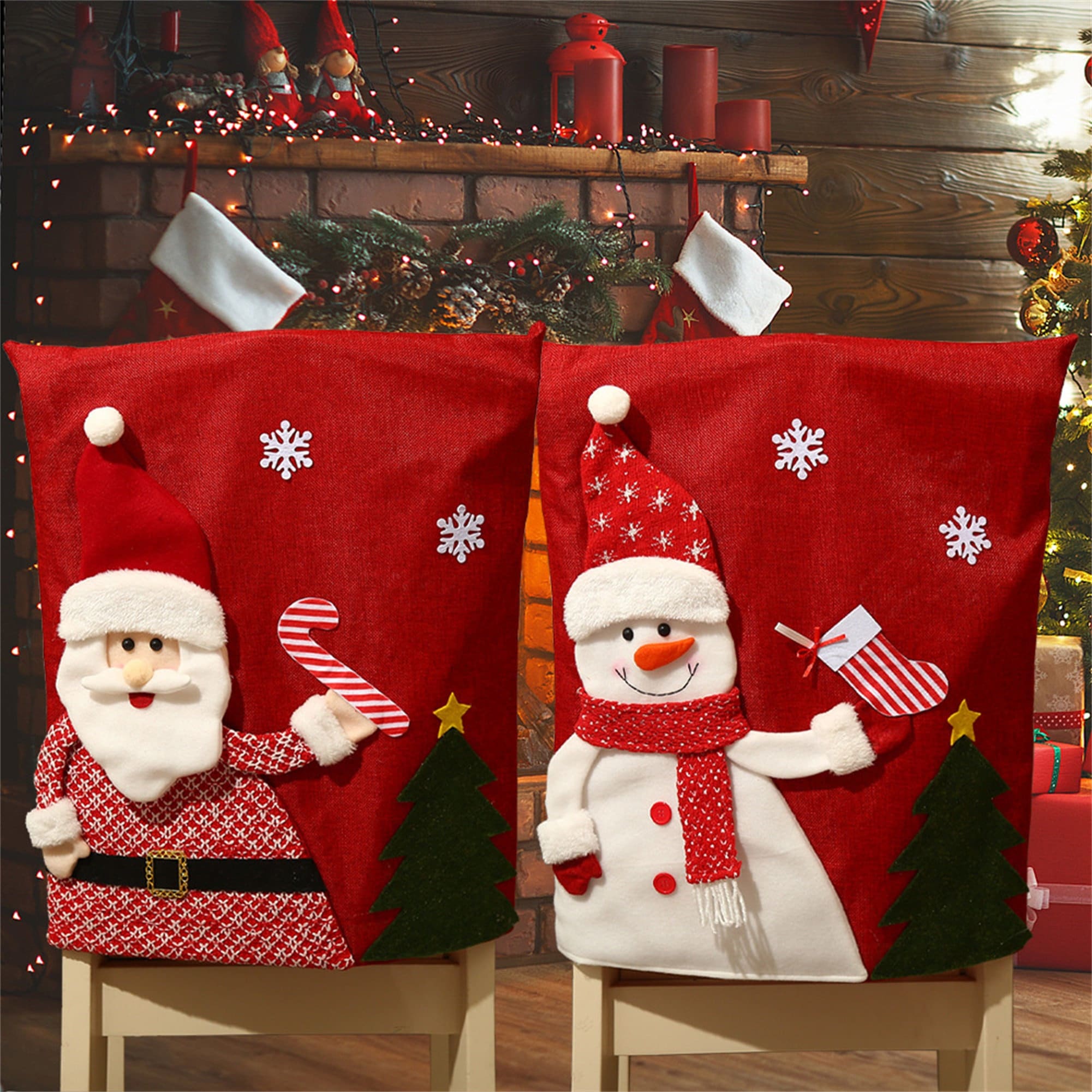 Dining Room Chair Slipcovers For Christmas