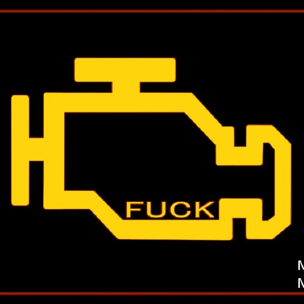 Check Engine Stickers - Etsy
