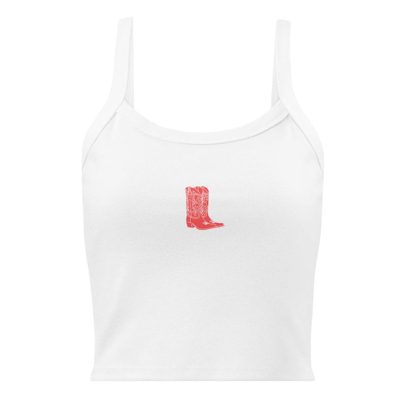 Cowboy Embroidered Tank - Etsy UK
