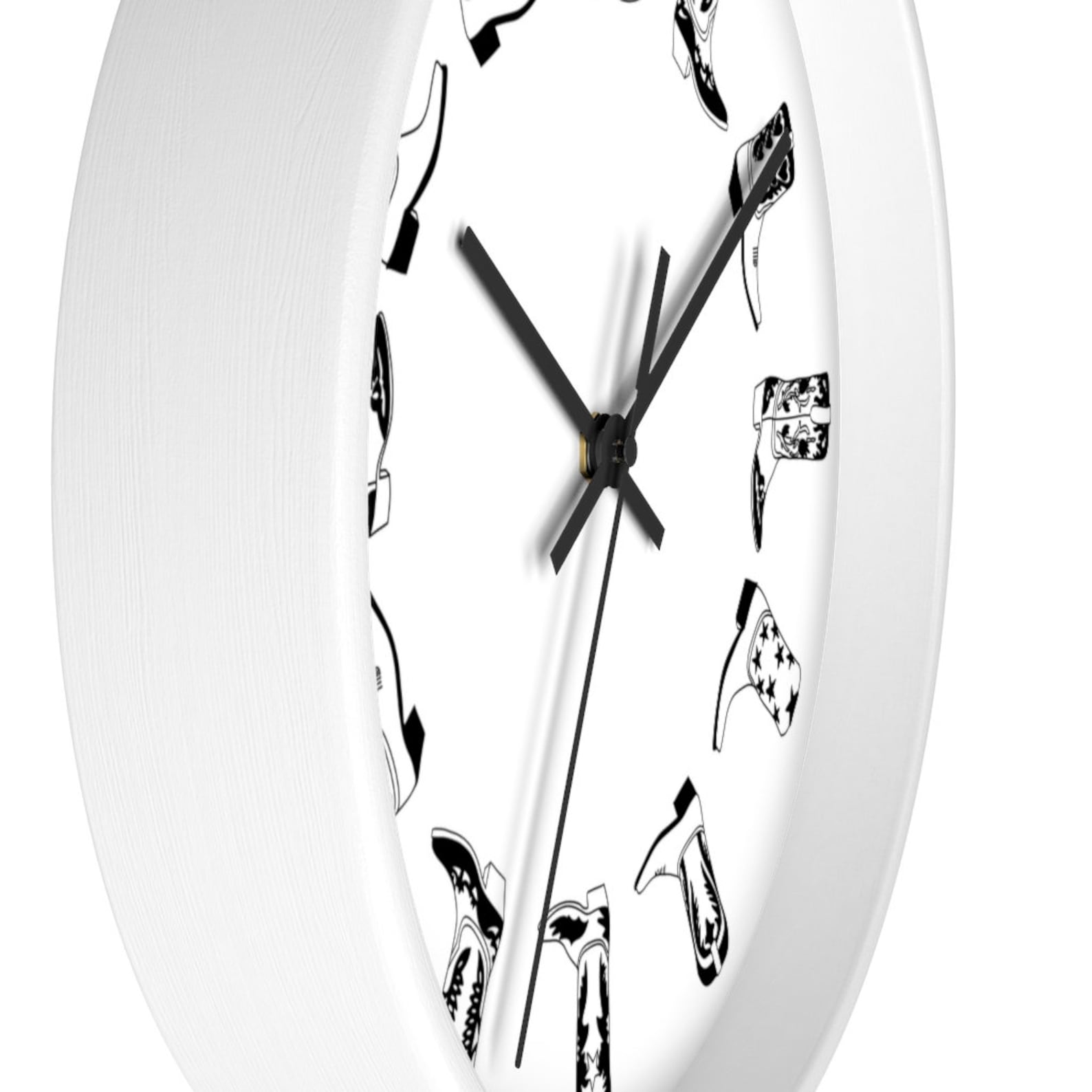 Cowboy Boots Wall Clock - Etsy