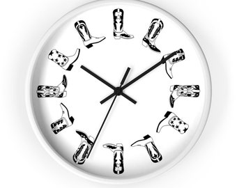 Cowboy Clock - Etsy