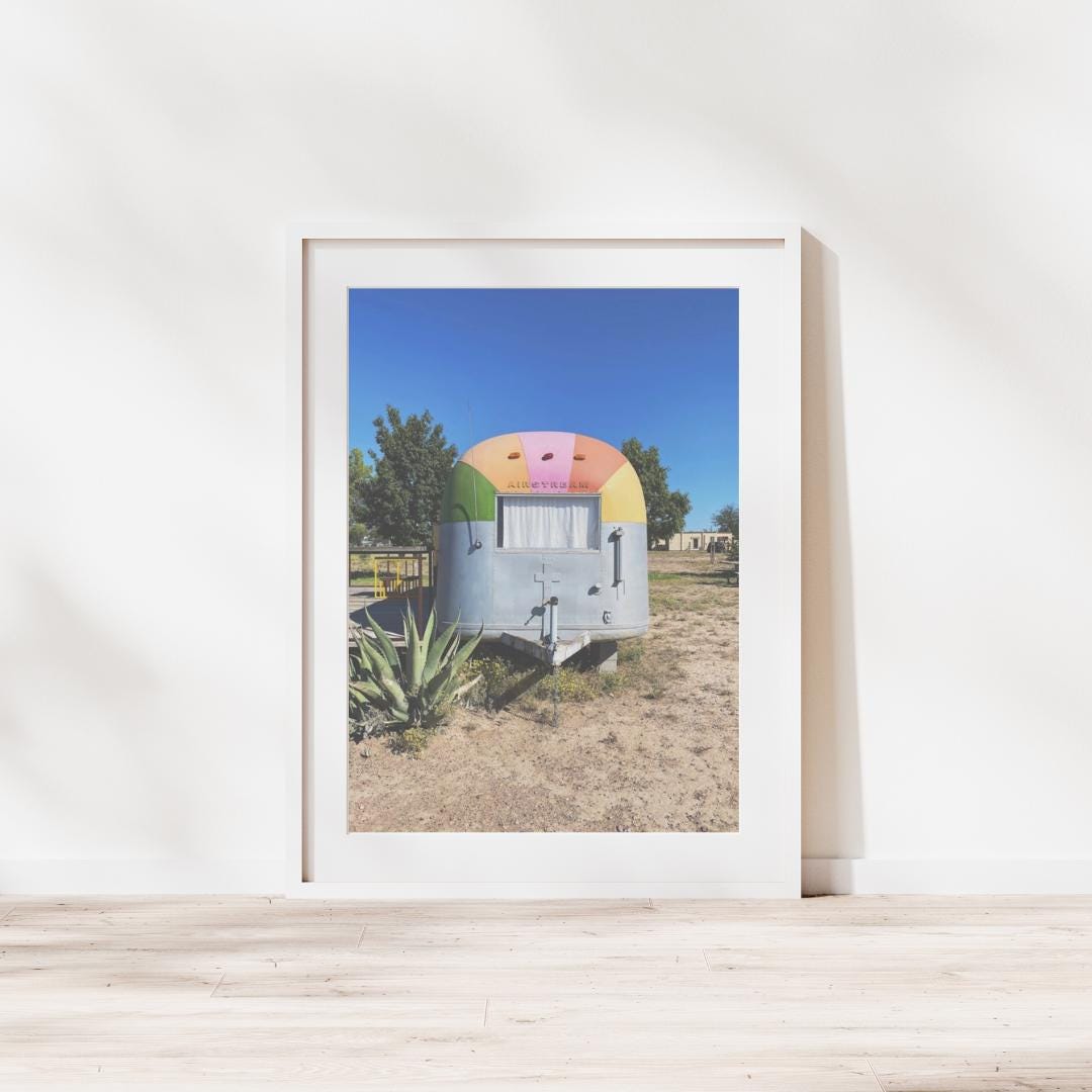 Marfa Airstream Print - Etsy