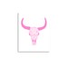 Pink Longhorn Print - Etsy