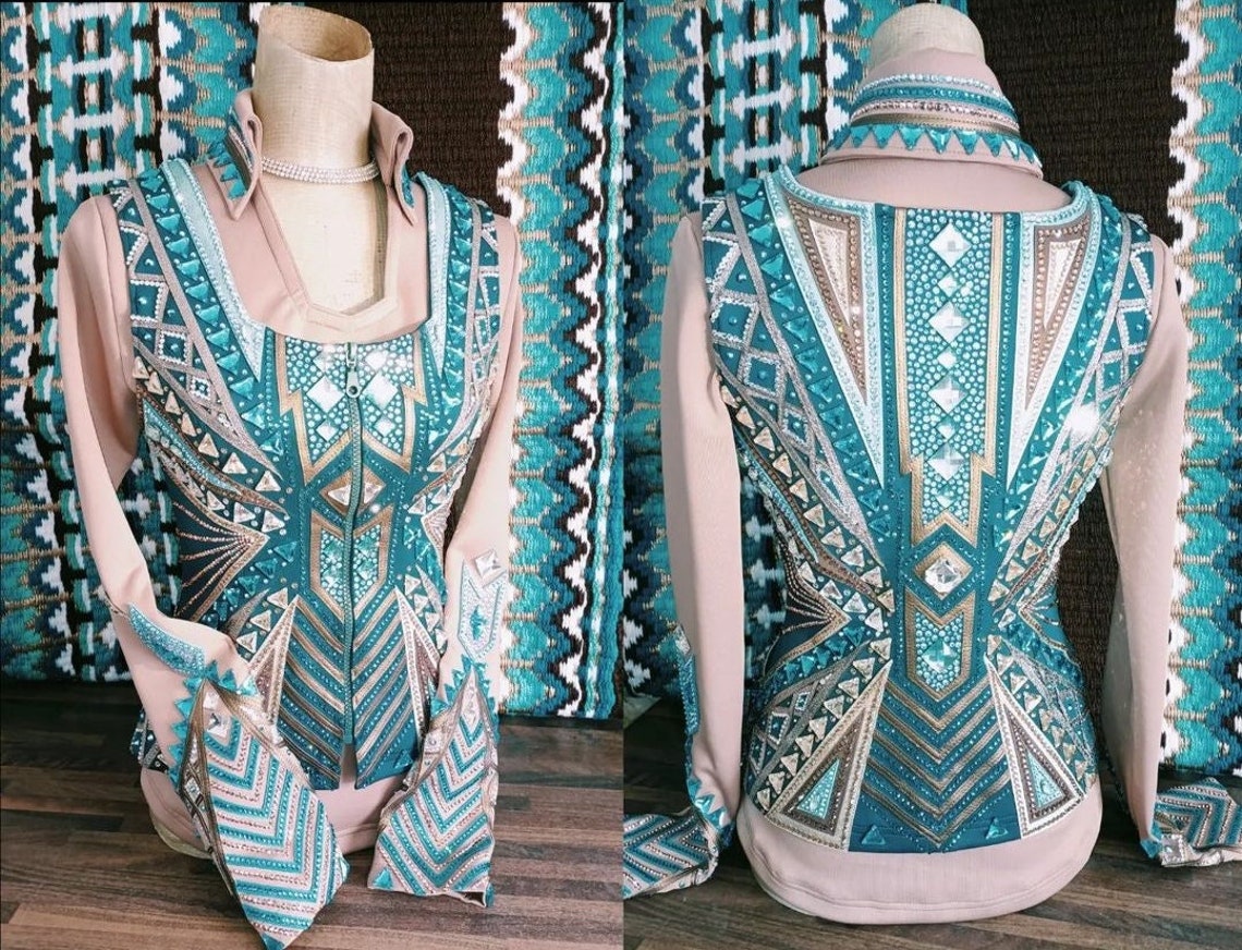 Western Custom Rodeo Queen Showmanship Horsemanship Western - Etsy