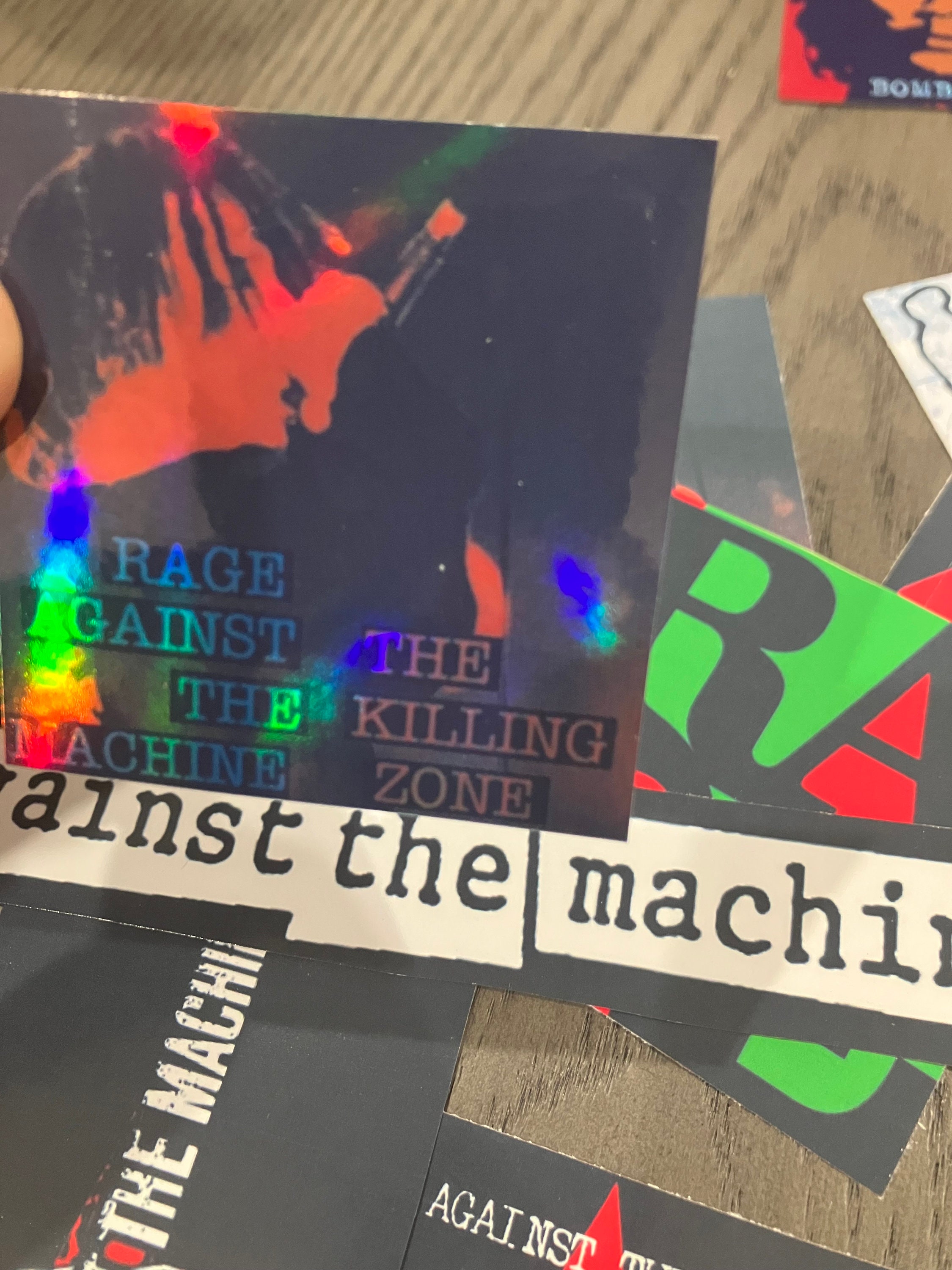 13 Random Rage Against the Machine Stickers 2 Holographic Stickers - Etsy