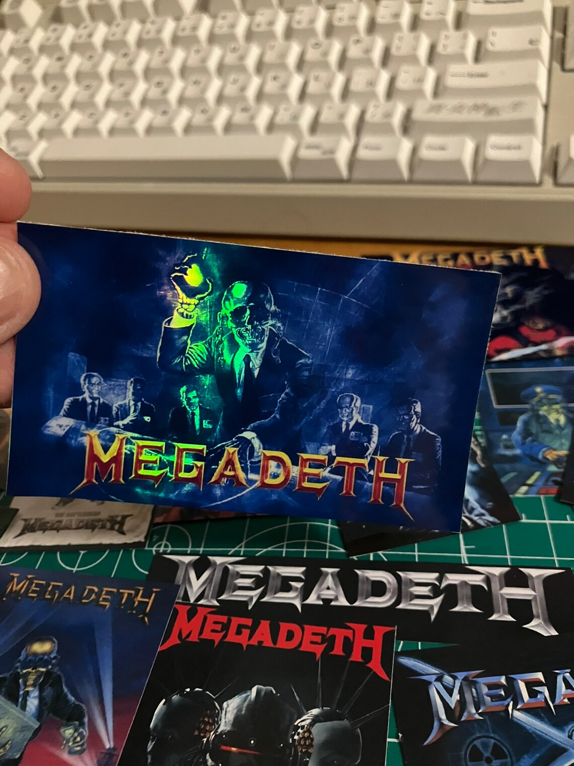 13 Random MEGADETH Stickers 2 Holographic Stickers - Etsy