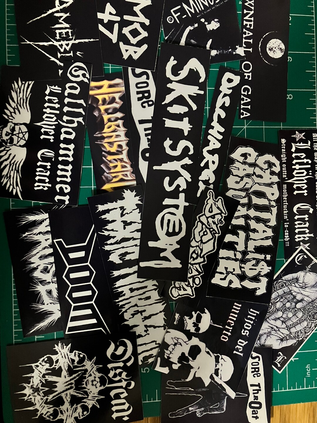18 Random CRUST PUNK Bands Stickers - Etsy
