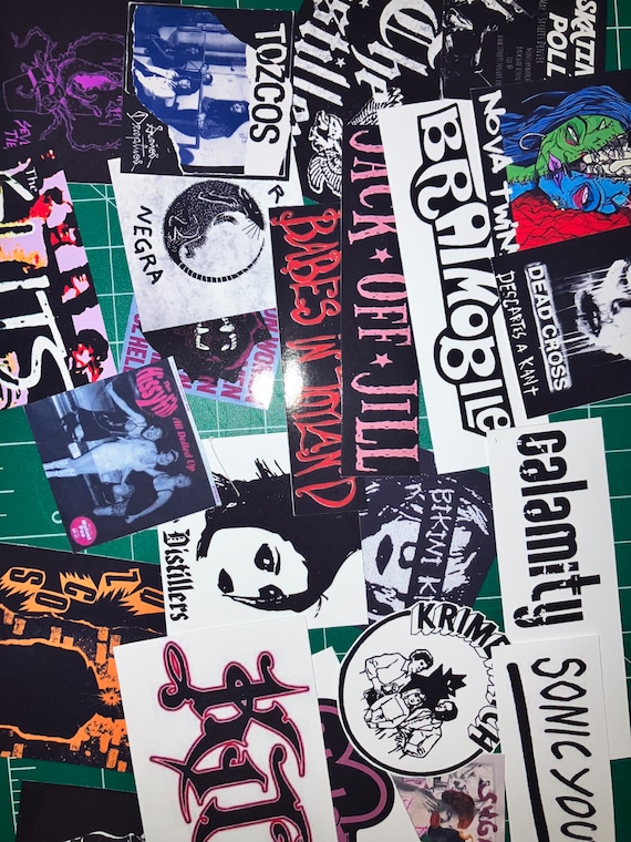 18 Random Riot Grrl/lady Punk/girl Band PUNK Stickers - Etsy